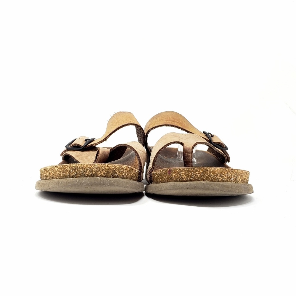 Mephisto Leather Thong Sandals - Gem